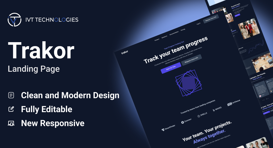 Trakor - Track Your Team Progr Template | Bubble